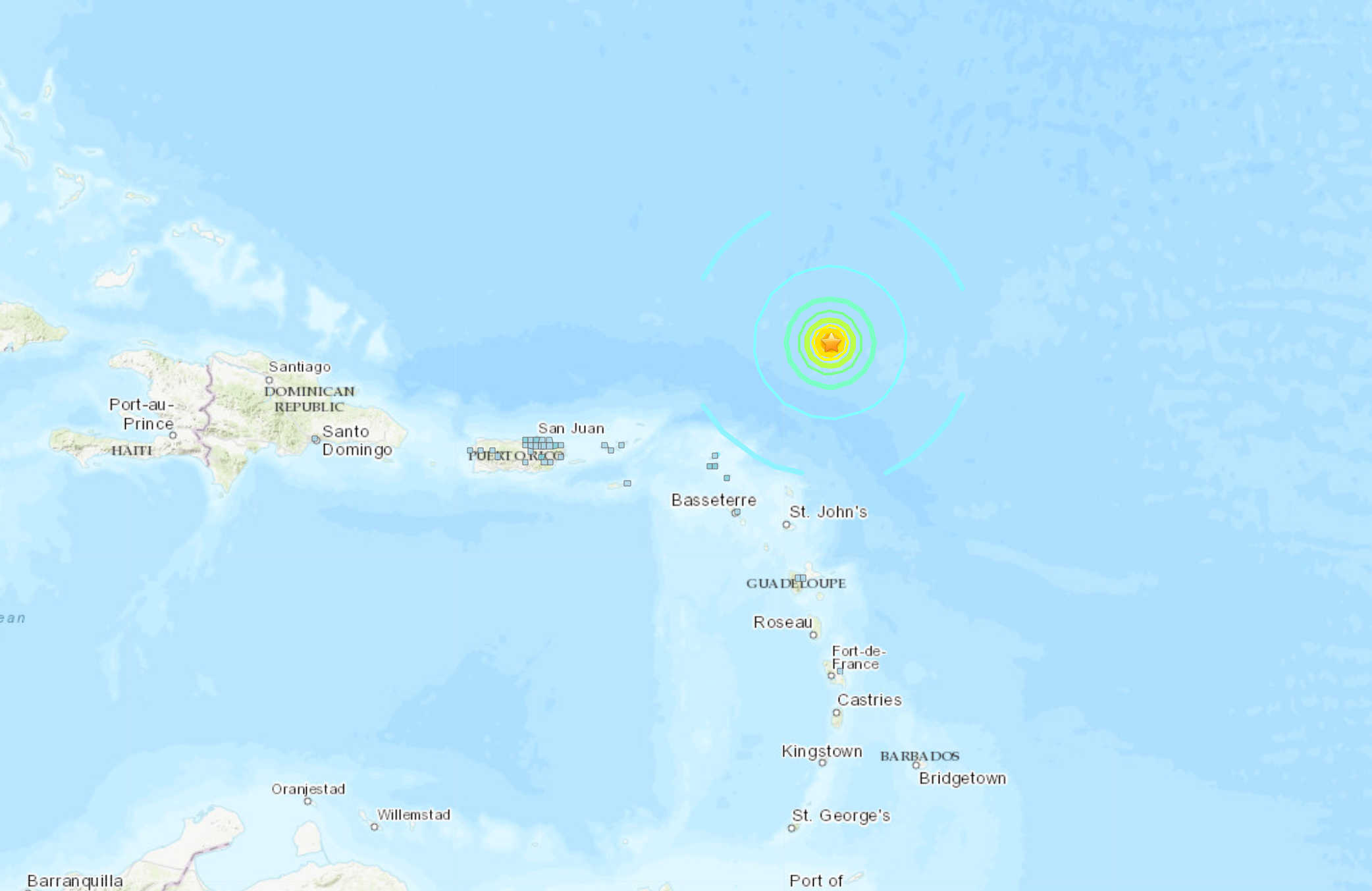 USVI, Other Caribbean Islands Feel Tremors as Magnitude 6.6 Earthquake ...