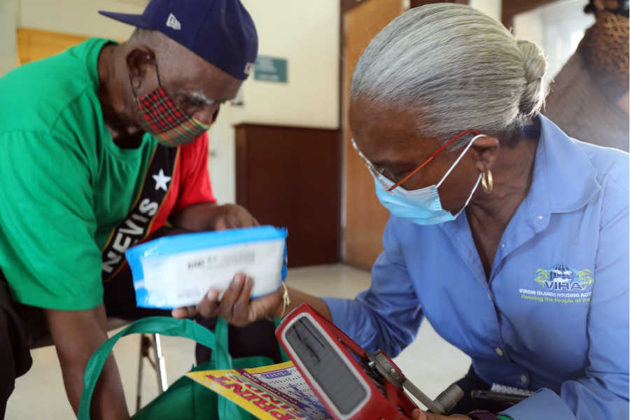 Lucinda Millin Residents Get CARE Packages With Red Cross Radios ...