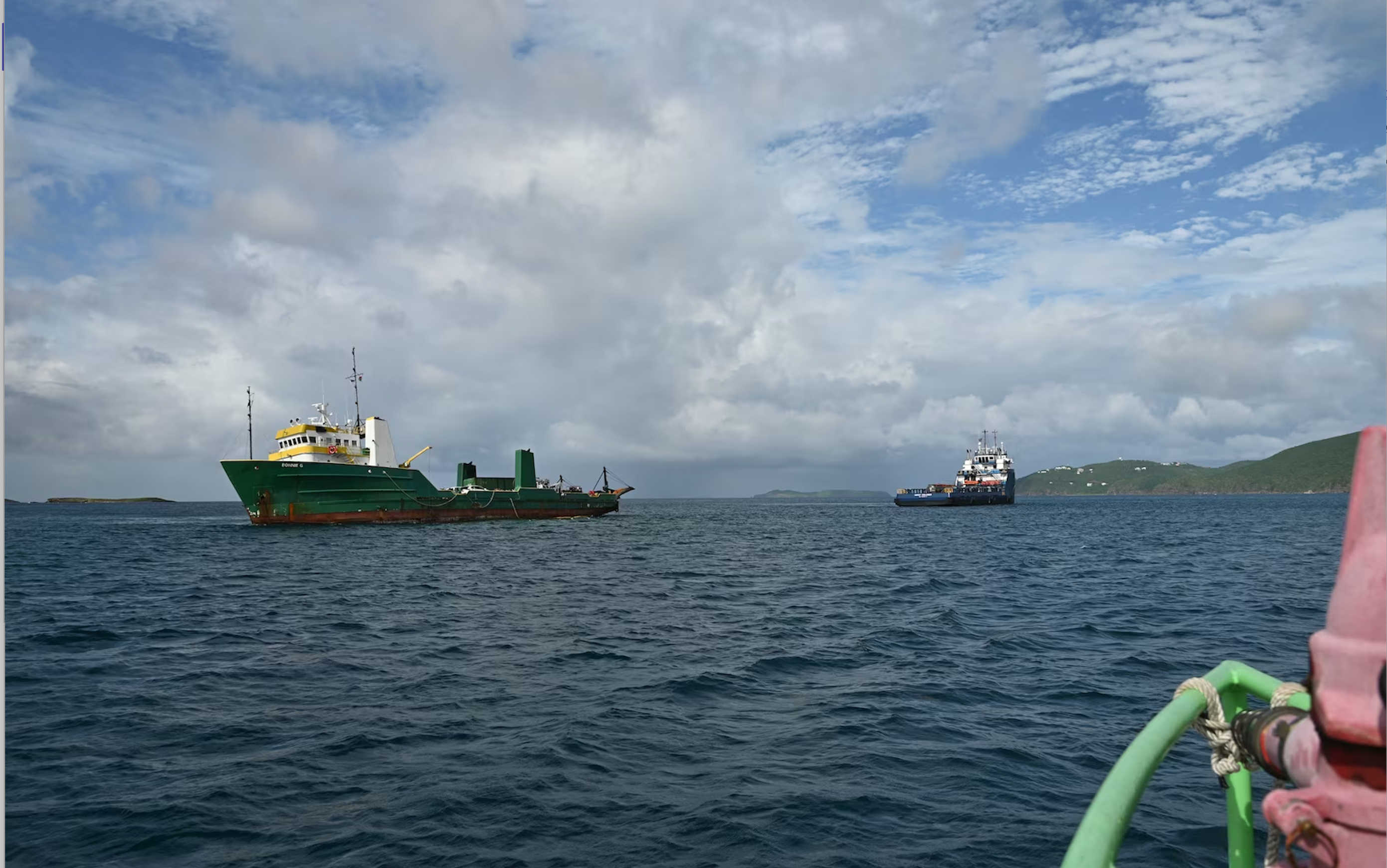 Bonnie G Safely Refloated, Towed To Safe Harbor in Crown Bay