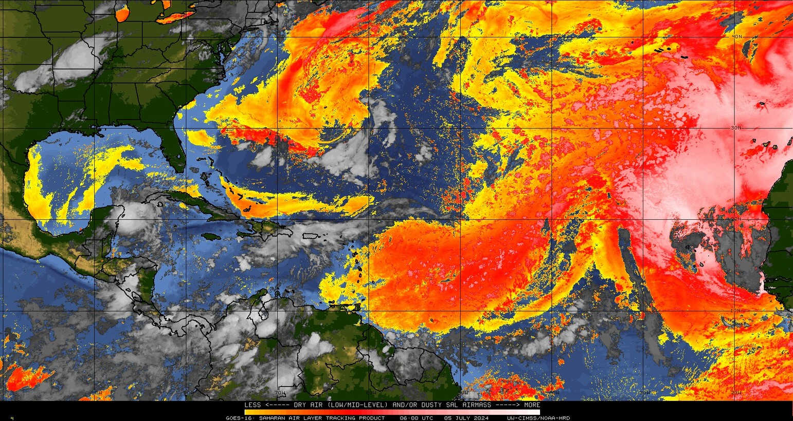 Moderate to Severe Saharan Dust Event to Impact USVI and Puerto Rico