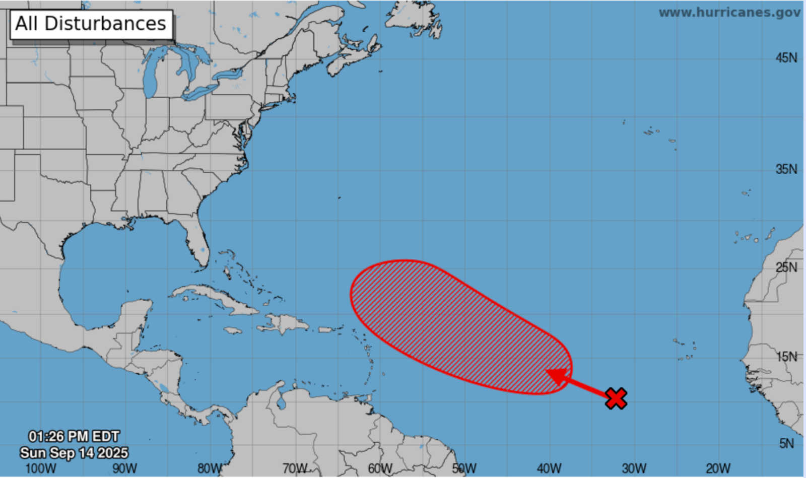 NHC Raises Development Odds for Atlantic Tropical Wave to 70% Over 7 Days